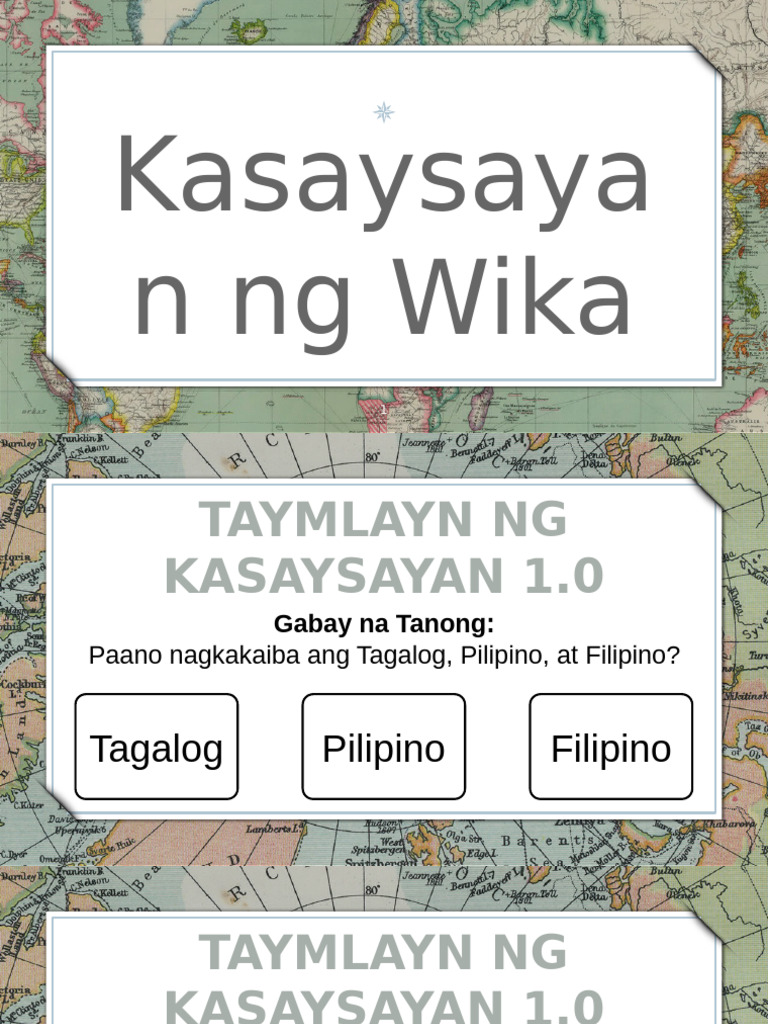 ARALIN 3 Kasaysayan NG Wika | PDF
