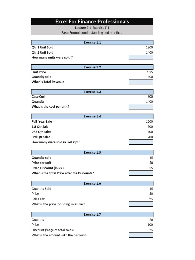 Day 3 Sum Auto Sum, Relative and Absolute References Etc | PDF | Taxes ...