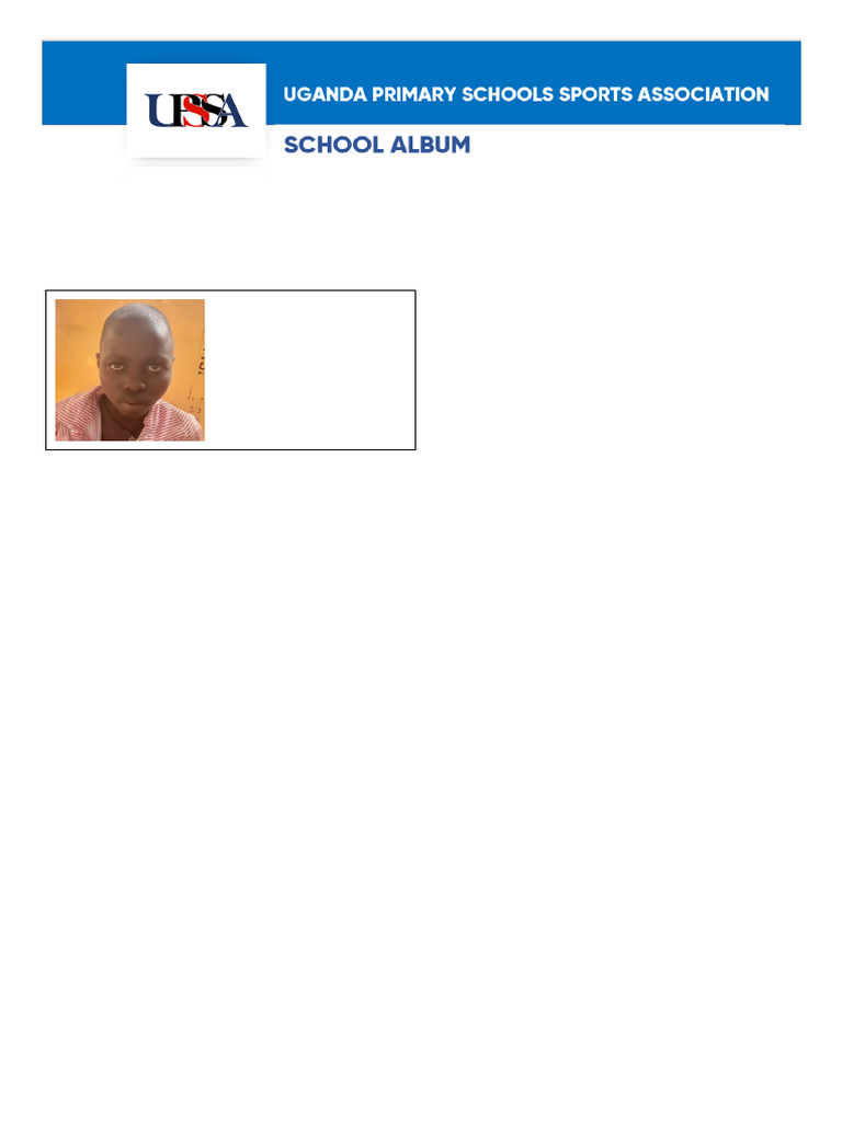 Pasia Primary School - Athletics U12 G | PDF