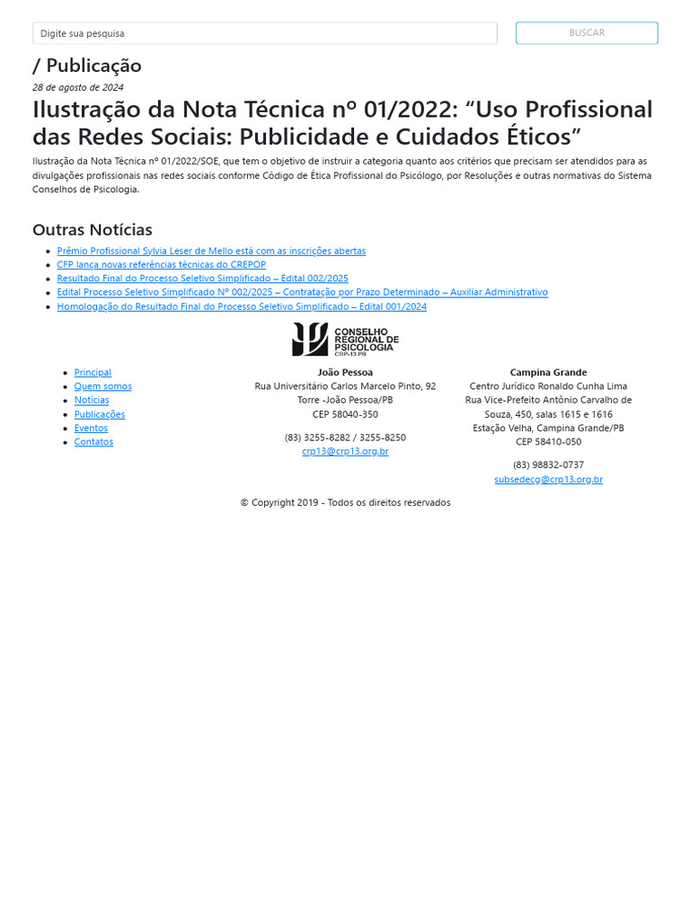 Uso Profissional Redes Sociais | PDF