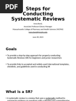 Systematic Review Registration Guide | PDF | Systematic Review | Meta ...