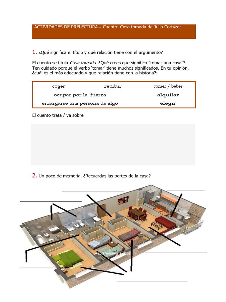 Actividades sobre "Casa tomada" | PDF
