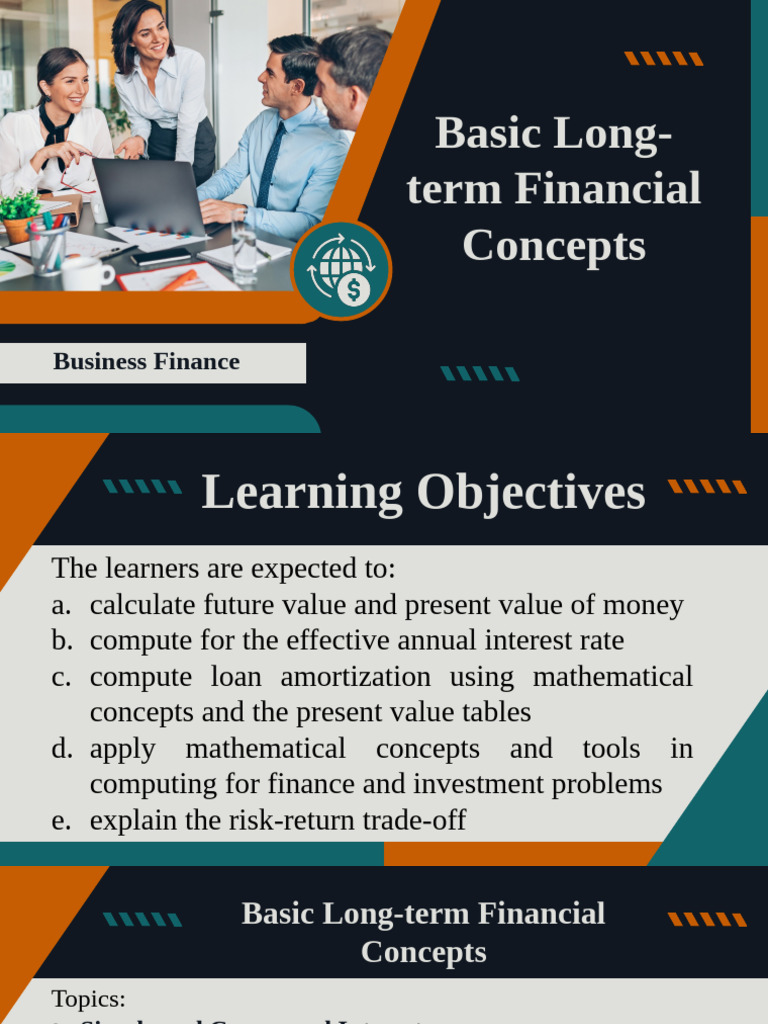 Long-term Financial Concepts Guide | PDF | Interest | Present Value