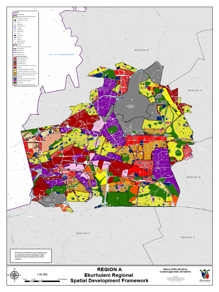 RSDF Region A Map | PDF