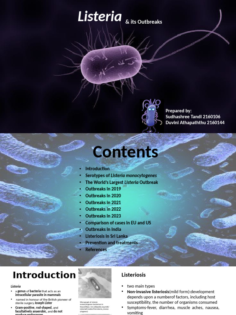 Listeria Outbreaks Final 1 | PDF | Immunology | Microbiology