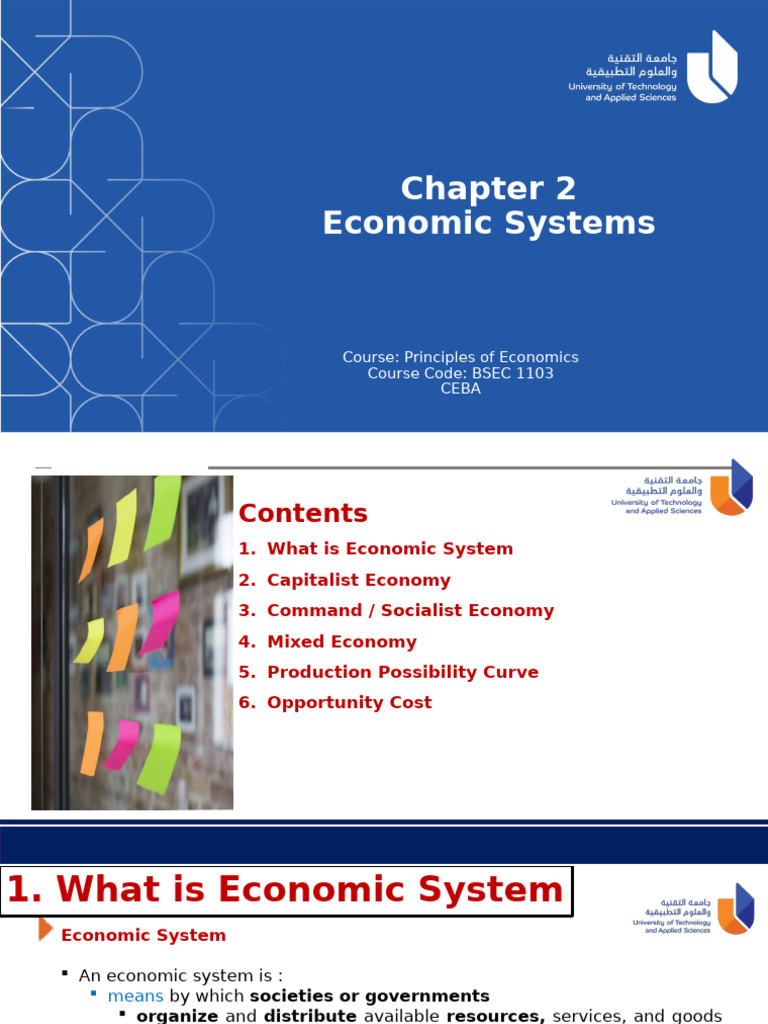POE Chapter 2 - Economic Systems (Rev) | PDF | Economic System | Capitalism