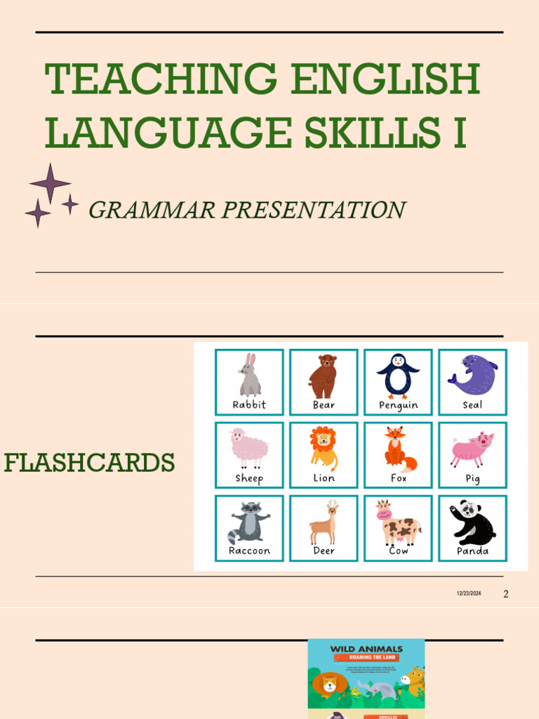 Task 2 Grammar Presentation | PDF