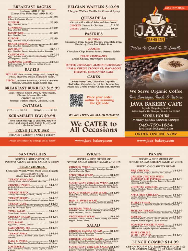 Take Out Menu 2022 08 | PDF