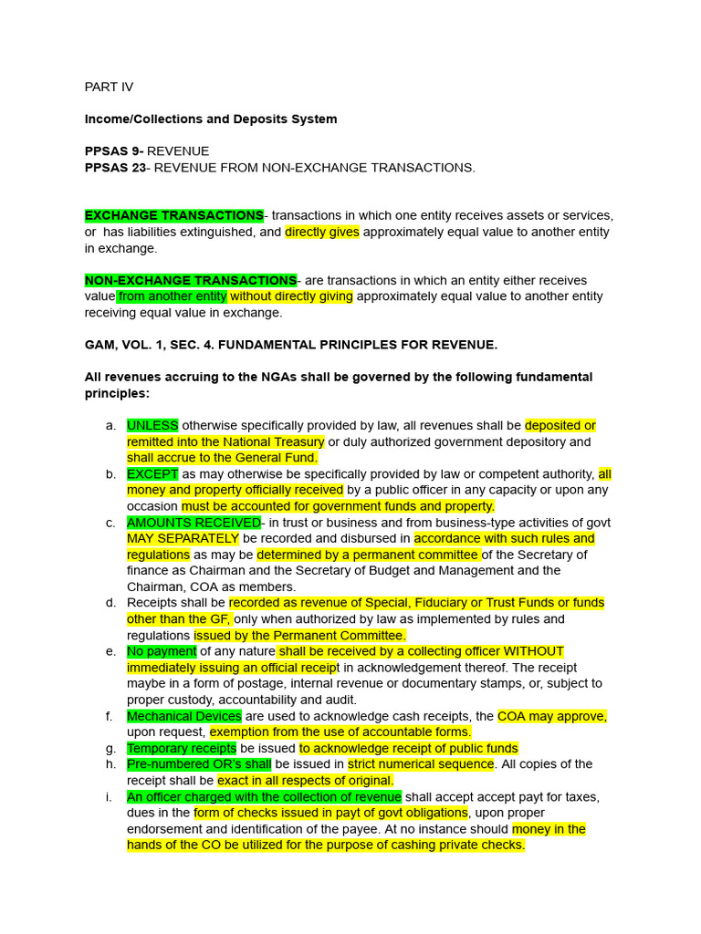 Income and Collection. Gov Acc | PDF | Revenue | Taxes