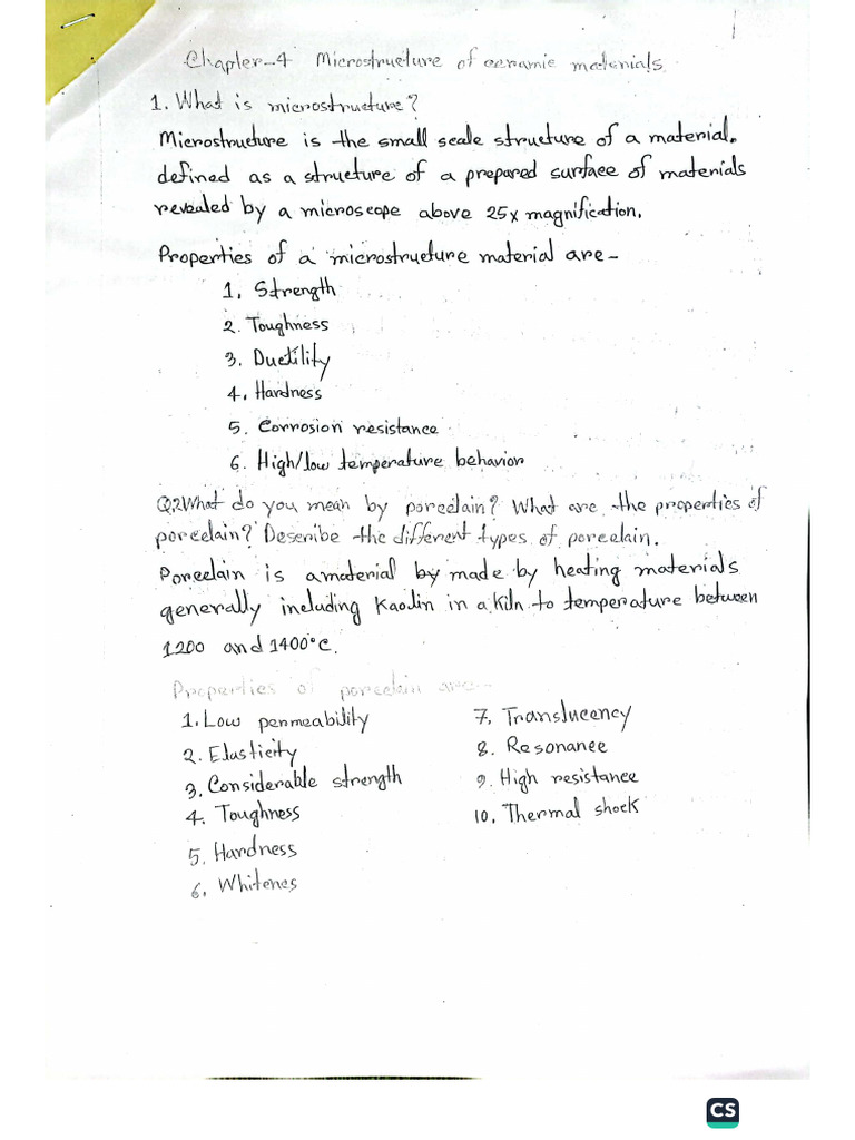 Microstructue of Ceramic Materials | PDF