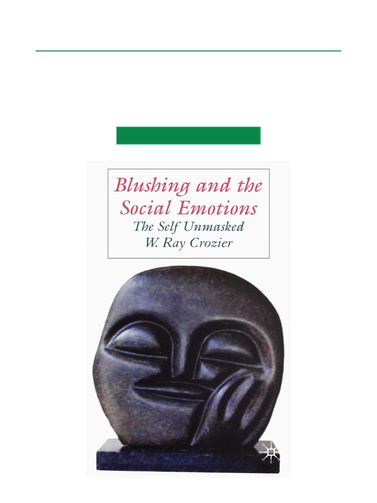 Blushing and The Social Emotions The Self Unmasked Full Book Access ...