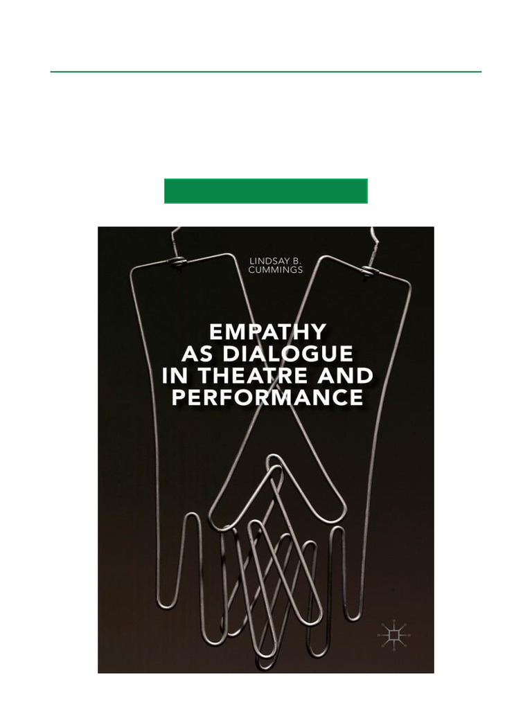 Empathy As Dialogue in Theatre and Performance Full-Resolution Download ...