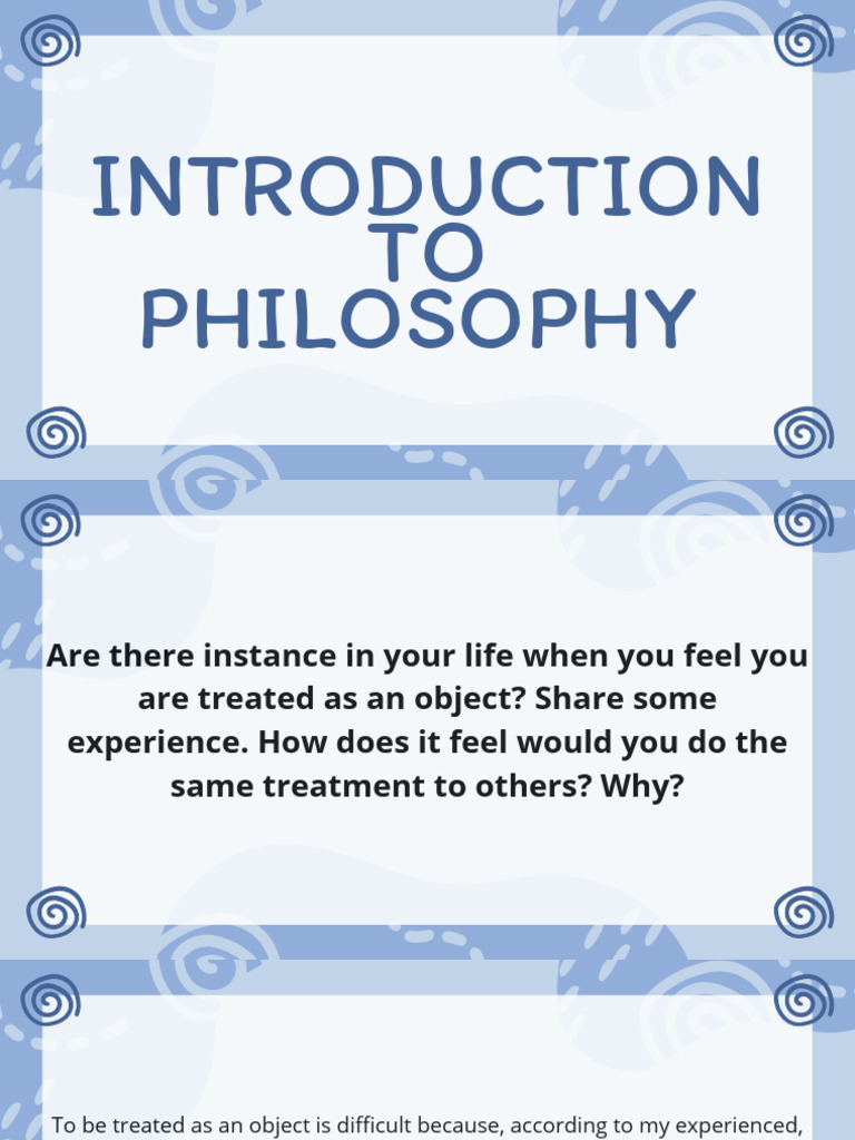 Object vs. Subject: Personal Experiences | PDF