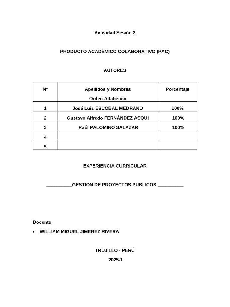 Aliaga | PDF | Enseñando | Presupuesto