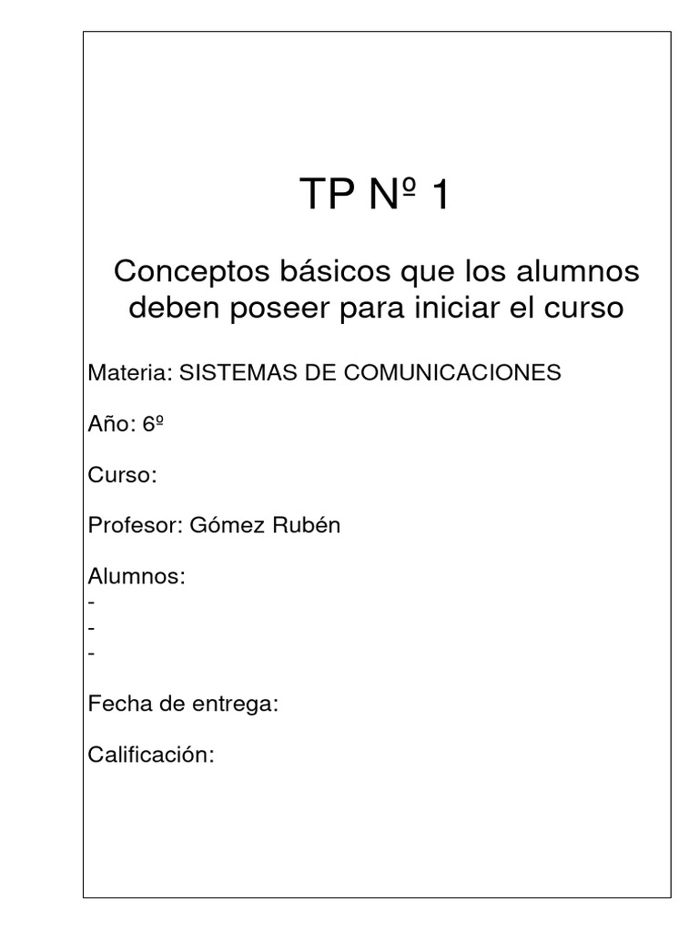 U1 SC Conceptos Base 1 | PDF | Modulación de frecuencia | Modulación