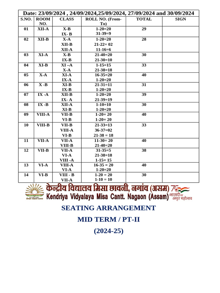 Hy Seating Arrangement | PDF