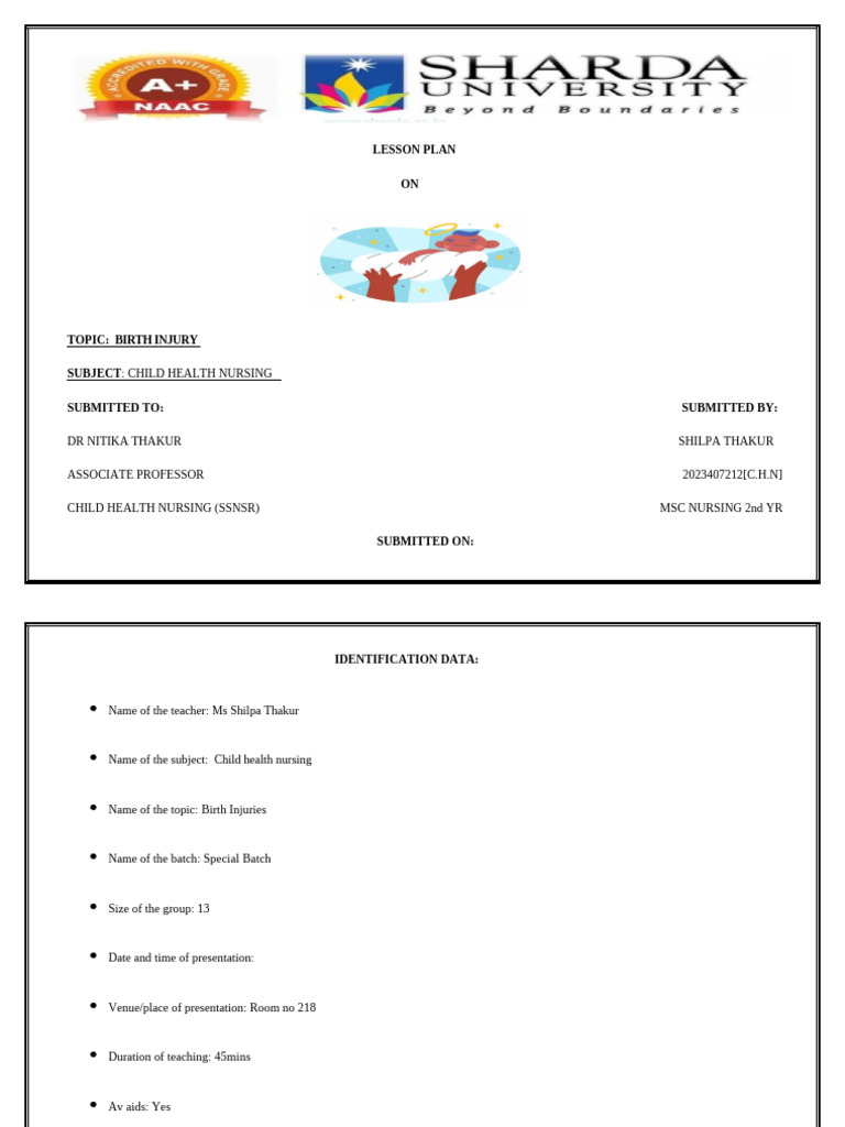 Understanding Birth Injuries in Newborns | PDF | Childbirth | Obstetrics
