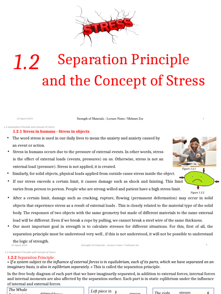 Understanding the Separation Principle | PDF | Stress (Mechanics ...