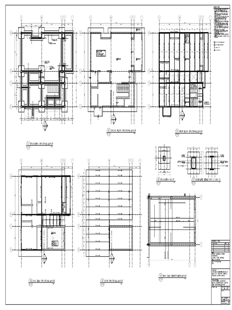 Practice Structural Drawings | PDF