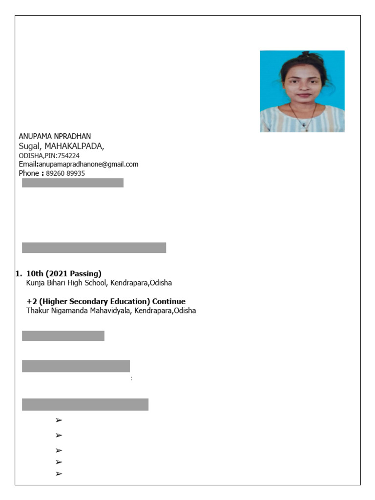 Anupama Pradhan | PDF