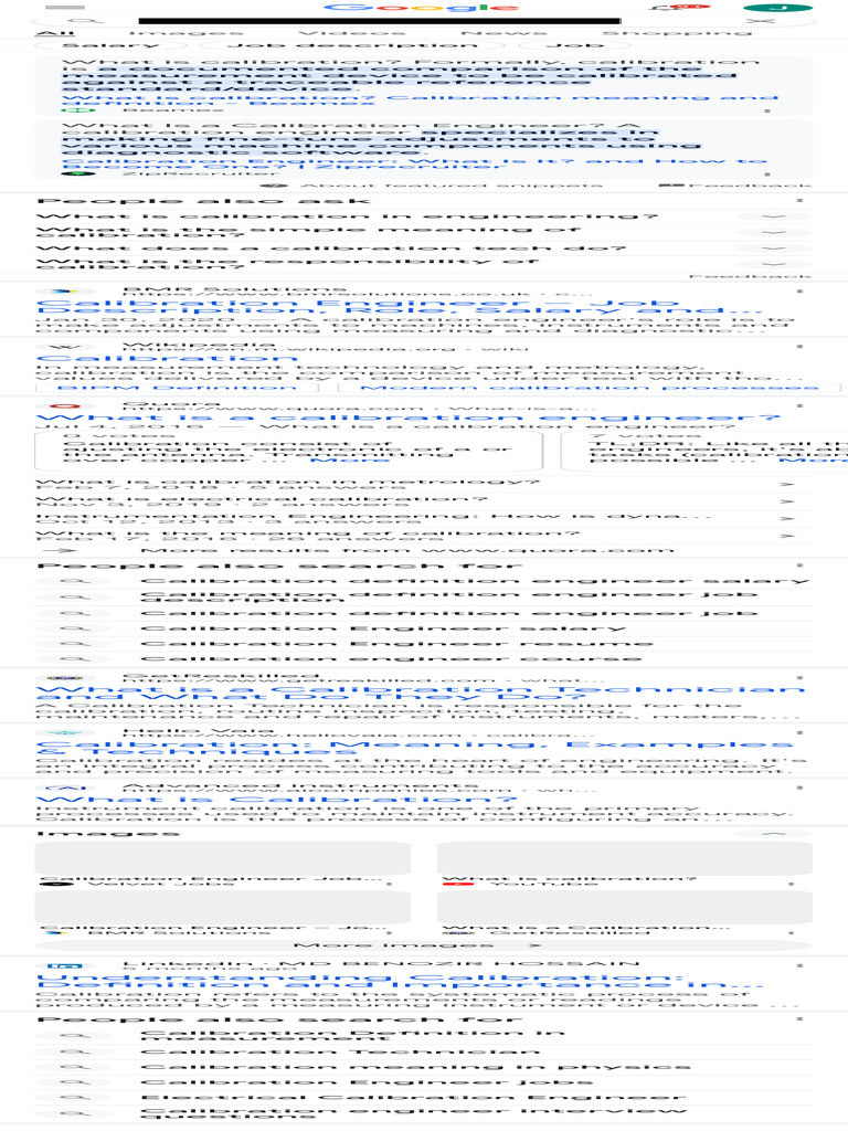Calibration Definition Engineer - Google Search | PDF | Calibration ...