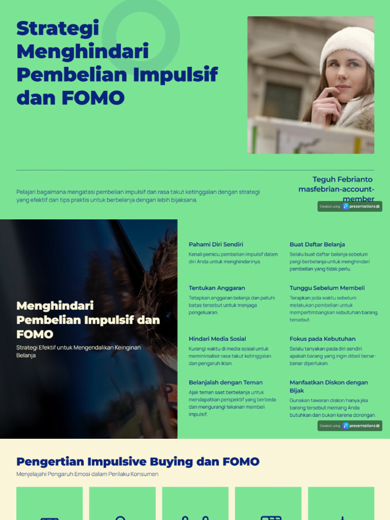 Avoiding Impulsive Buying and FOMO Strategies | PDF