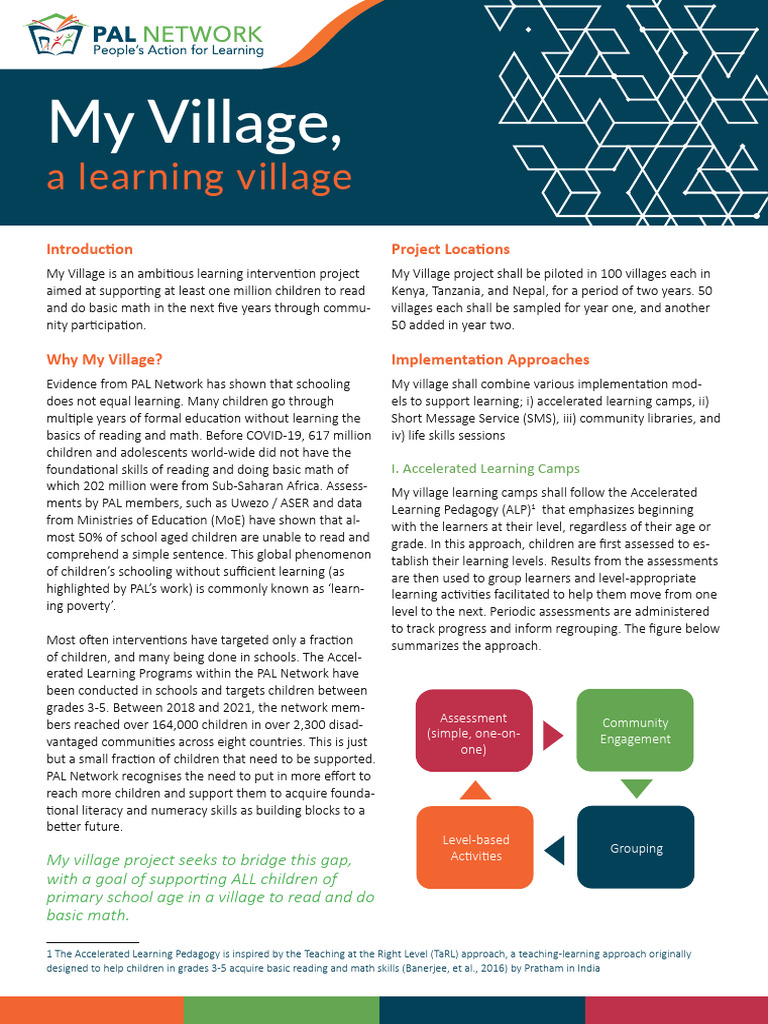 My Village A Learning Village EN 1 | PDF | Libraries | Learning