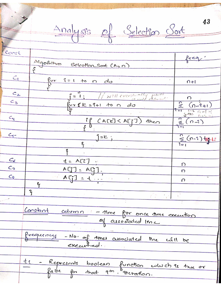 Module 1.3 - Insertion and Selection Sort | PDF