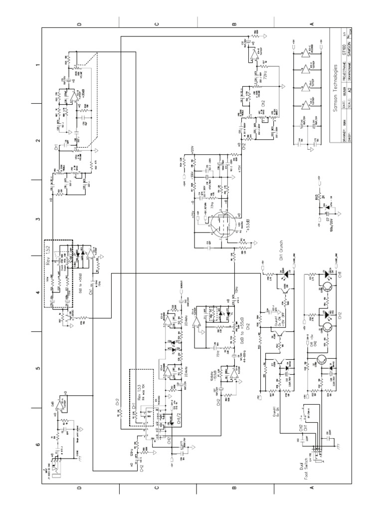 Hartke GT100 Schematics | PDF