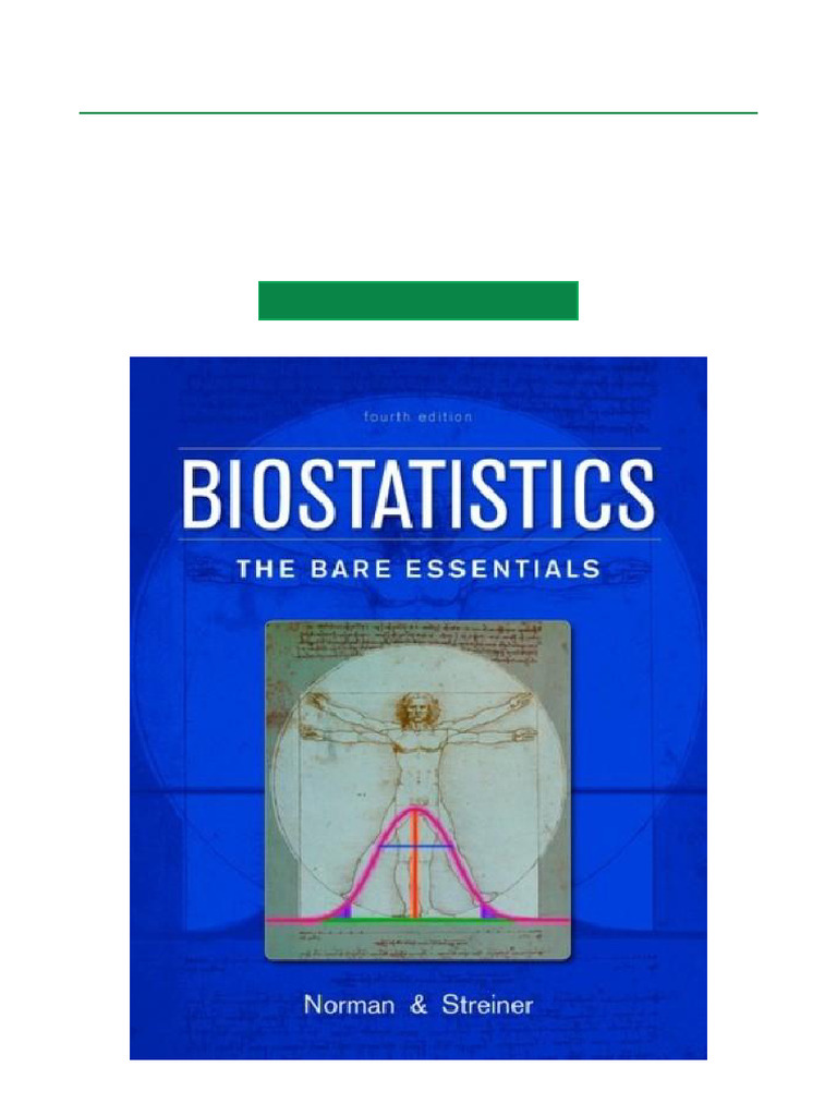 Biostatistics The Bare Essentials 4th Edition All Chapter | PDF | Statistics | Analysis Of Variance