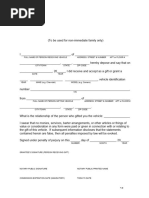 MV-16 0 | PDF | Notary Public | Affidavit