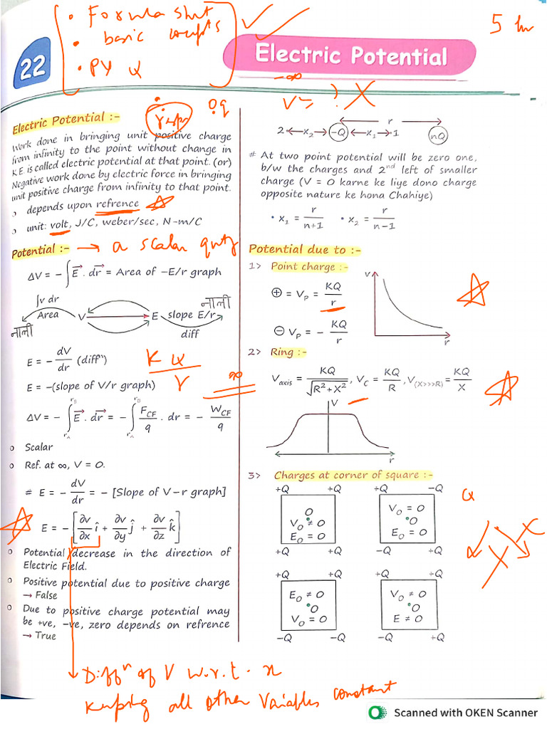Electric Potential Med Easy | PDF