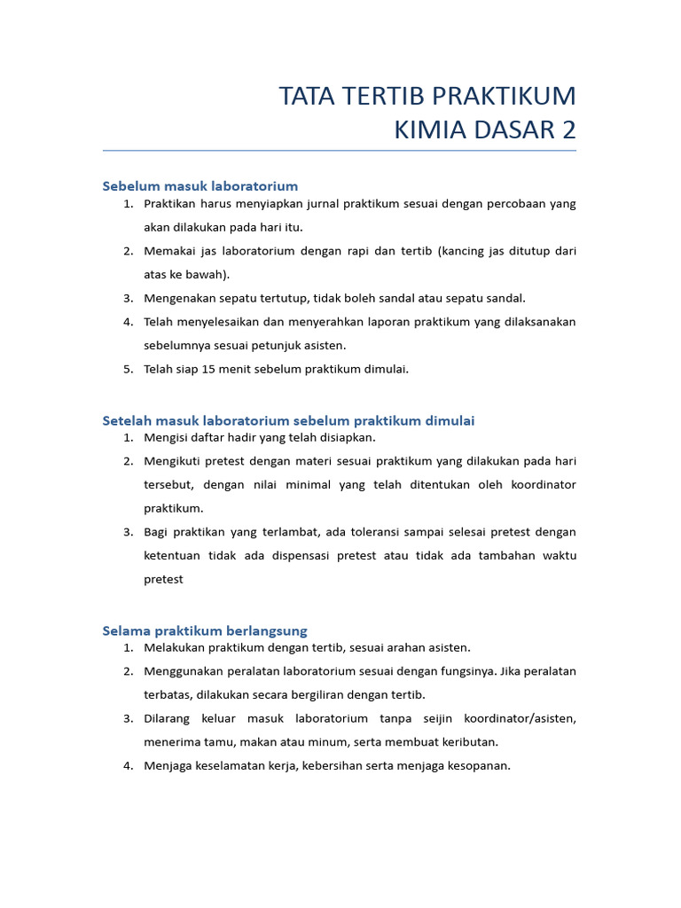 Modul Kimia Dasar 2 | PDF