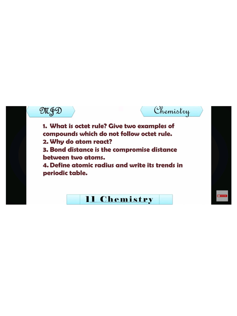 Chapter 6, Short Questions | PDF