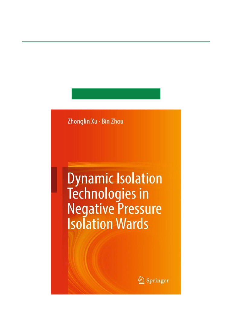 Dynamic Isolation Technologies in Negative Pressure Isolation Wards ...
