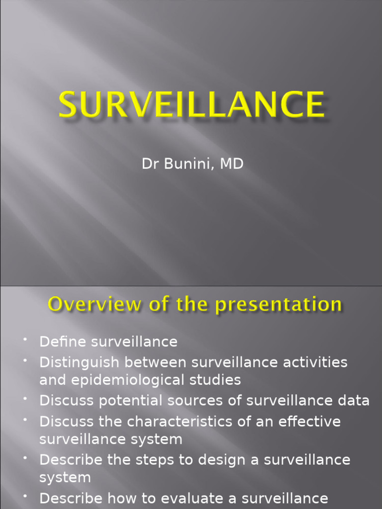 Week 12. Surveillance | PDF | Sensitivity And Specificity | Pandemic