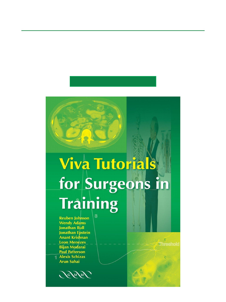 Viva Tutorials For Surgeons in Training - 1st Edition High-Quality Download | PDF | Common ...