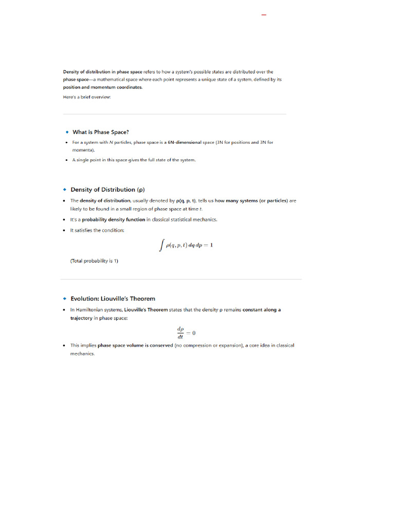 Statistical Mechanics Test Paper Nad Tutorials | PDF