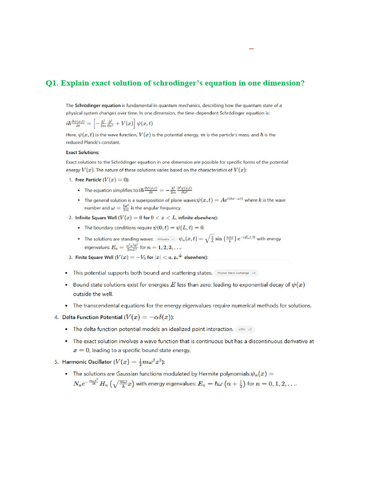 Quantum Mechanics Test Paper and tutorial | PDF