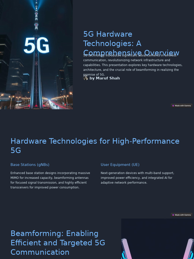 5G Hardware Technologies A Comprehensive Overview | PDF