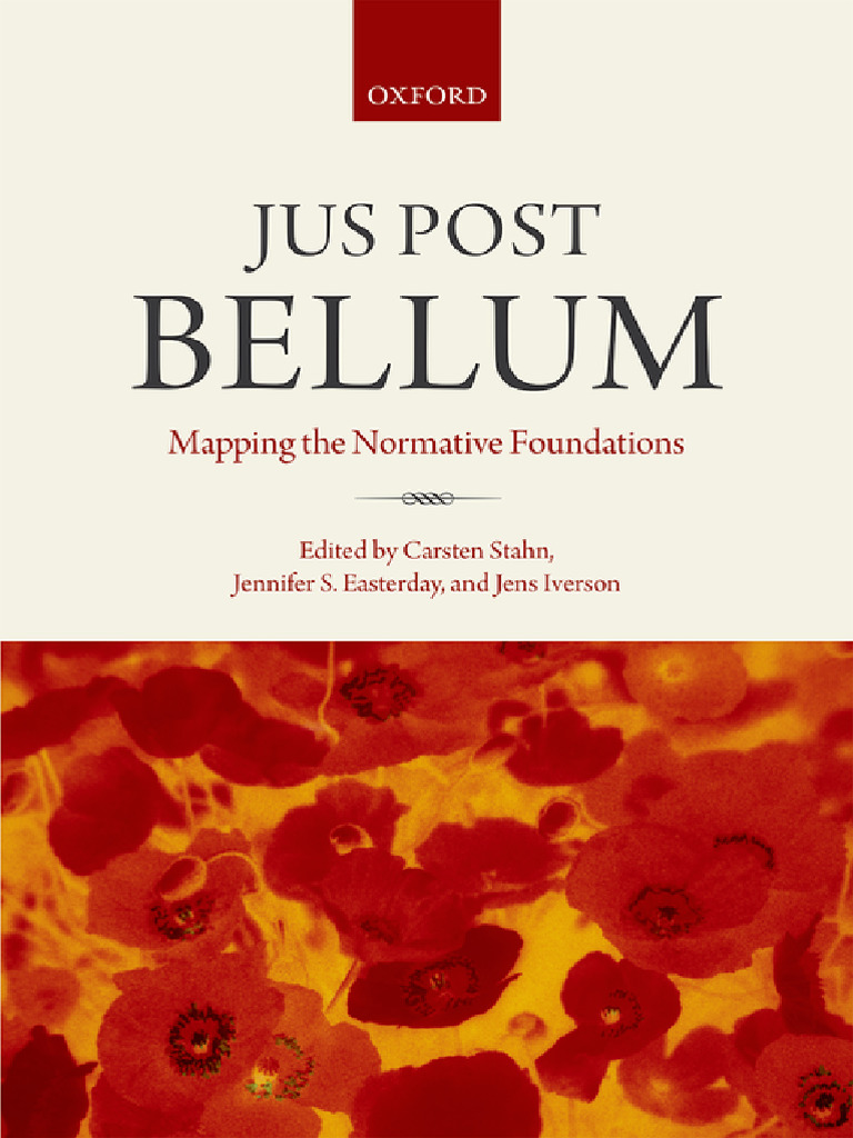 Jus Post Bellum | PDF | International Law | Just War Theory