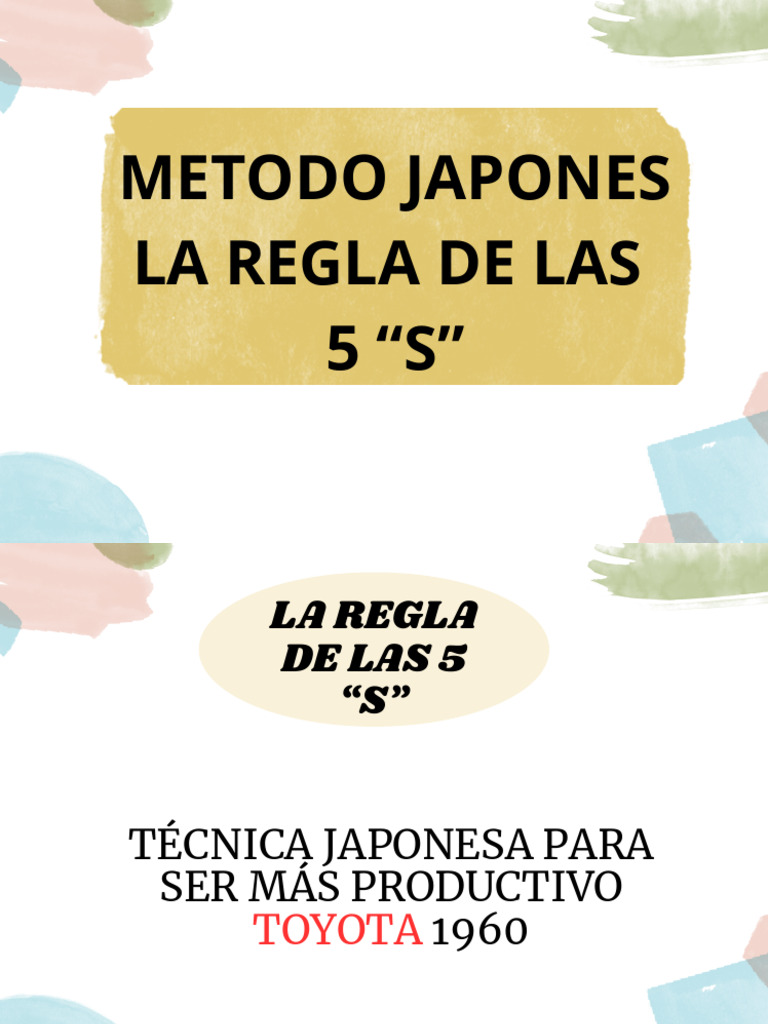 La Regla de Las 5 "S" | PDF