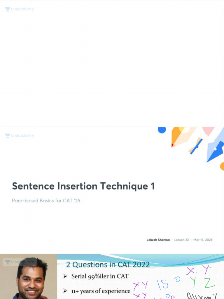 Sentence Insertion Technique 1 With Anno | PDF
