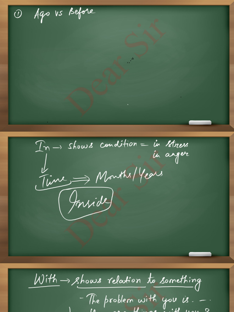 Hand Written Preposition | PDF