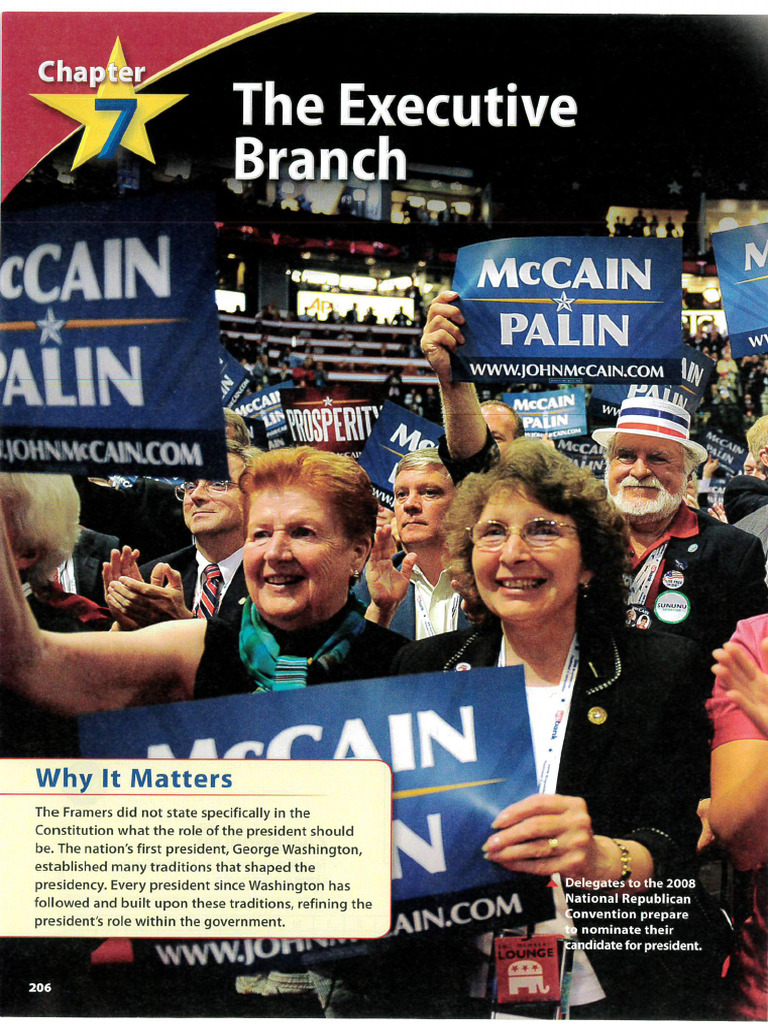 Civics Today Chapter 7 | PDF | Presidents Of The United States ...