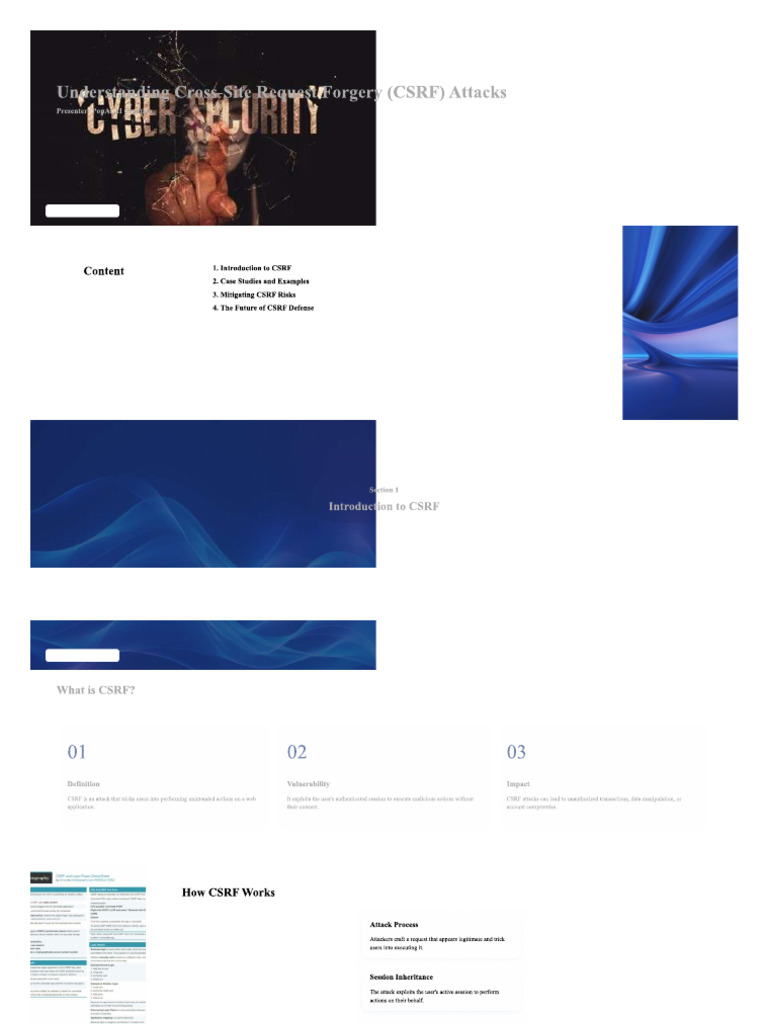 CSRF by Ai PPT 28 Jan 2024 | PDF