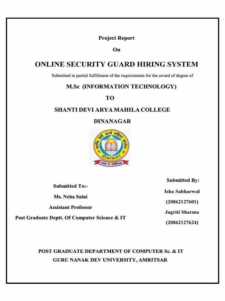 Sequrity Guard Hiring_removed (1) | PDF | Conceptual Model | Unified Modeling Language