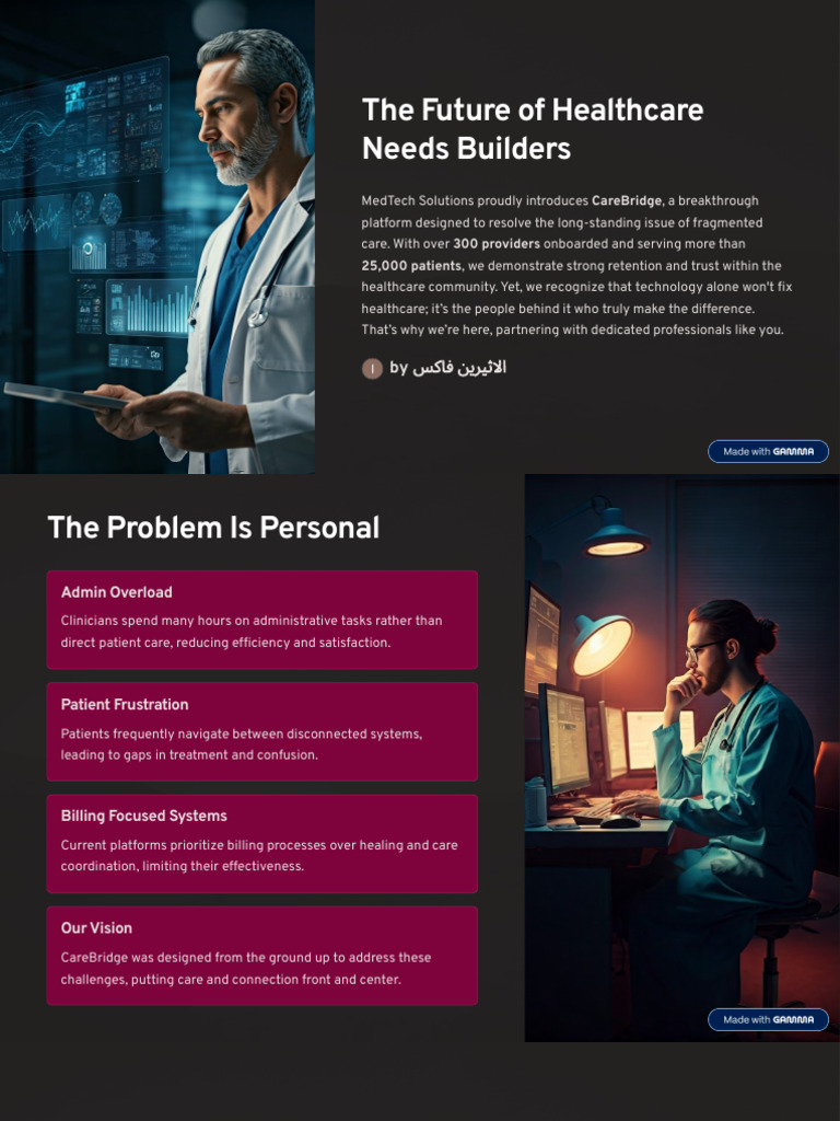 The Future of Healthcare Needs Builders | PDF | Patient | Health Care