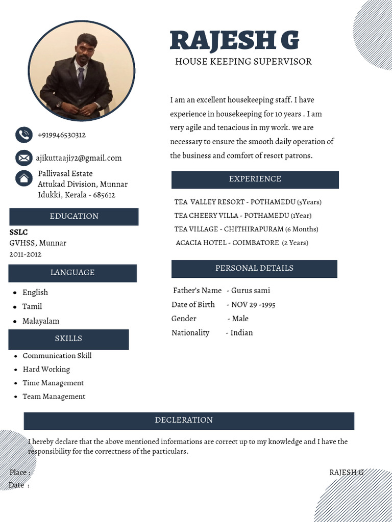 Black White Minimalist CV Resume | PDF