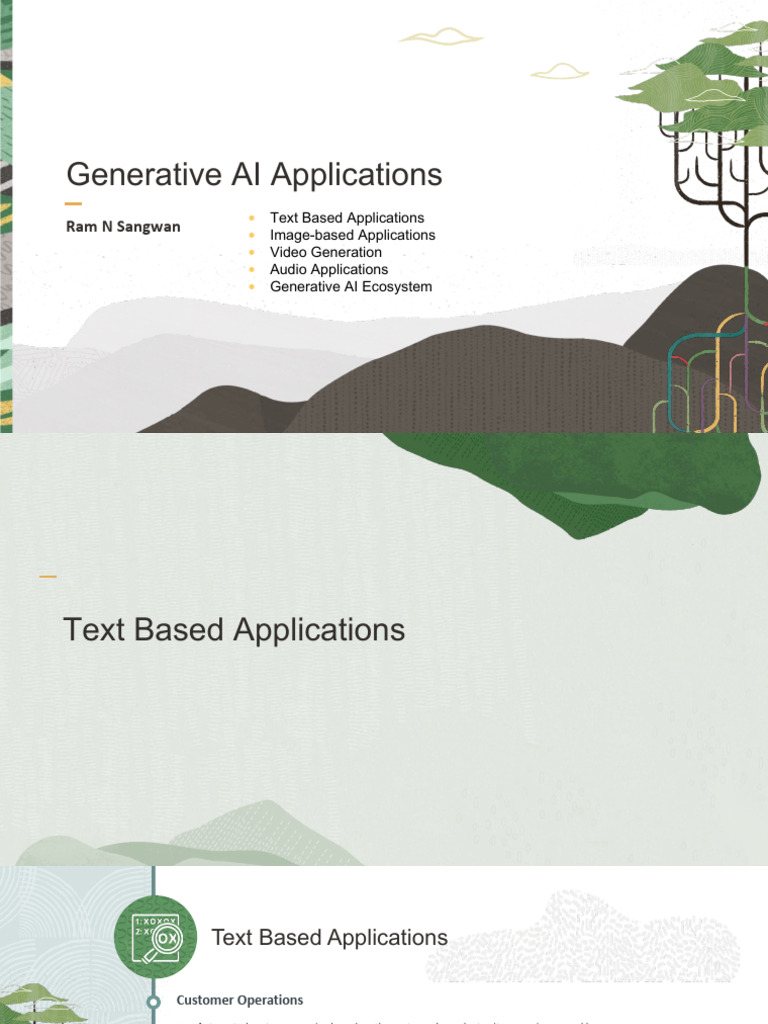 Session 4 Generative AI Applications | PDF | Artificial Intelligence | Intelligence (AI) & Semantics